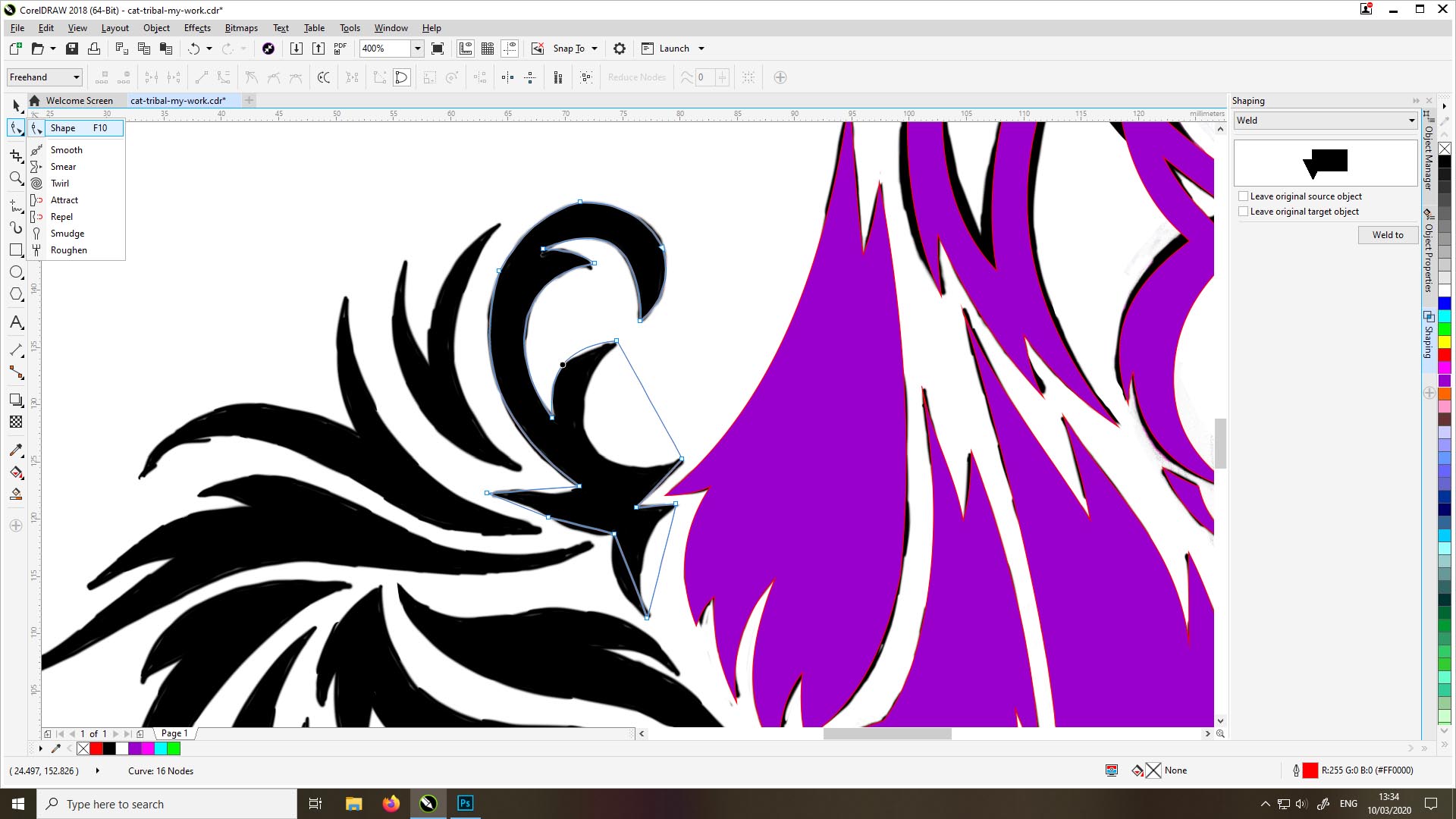 How I Make A Tribal Cat Drawing Art Of Andreas Avester